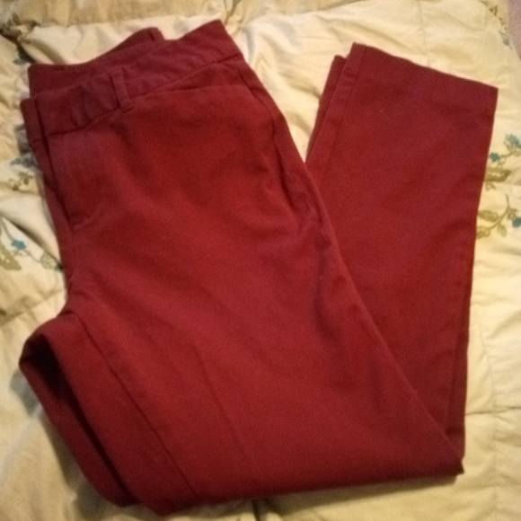 Faded Glory | Pants & Jumpsuits | Faded Glory Pants Maroon Pants ...